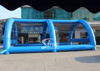 China 10x7m Inflatable Obstacle Tent Ball Pit for Adult Outdoor Sports Events Commercial Use for sale