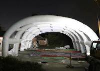 China 20x15m White Giant Inflatable Stage Tent with Removable Top Cover and Windows for sale