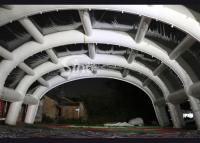 China 20x15m White Giant Inflatable Stage Tent with Removable Top Cover and Windows for sale