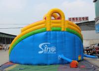 China 21x21 ft Kids Banzai Inflatable Water Pool Slide EN14960 Certified Lead Free PVC Tarpaulin for sale