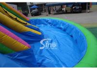 China 21x21 ft Kids Banzai Inflatable Water Pool Slide EN14960 Certified Lead Free PVC Tarpaulin for sale