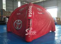 China 4x4m Outdoor Movable Airtight Inflatable Advertising Tent with Digital Printing and 4 Side Doors for sale