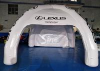 China 4x4m Lexus portable airtight inflatable dome tent digitally printed completely with removable doors for sale