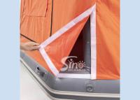 China 8'x8' enclosed airtight inflatable floating tent made of drop stitch material for water camping for sale