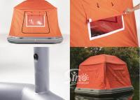 China 8'x8' enclosed airtight inflatable floating tent made of drop stitch material for water camping for sale