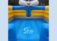 China Commercial Indoor Rabbit Bouncy Castle 3x3x2.8m EN14960 Certified Inflatable for Kids for sale