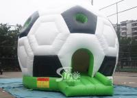 China Commercial Outdoor Football Shape Kids Inflatable Bouncy Castle 5x4.5x5.7m EN14960 for sale