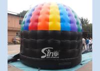 China Commercial Disco Dome Bouncy Castle 6m x 5.2m for Kids and Adults with Light Hook PVC Tarpaulin for sale