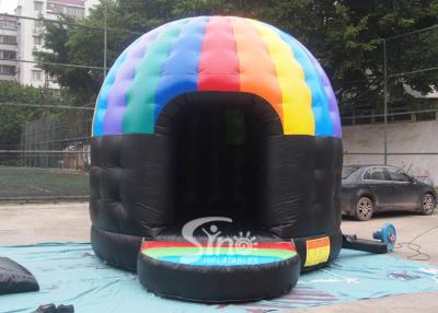 China Commercial Disco Dome Bouncy Castle 6m x 5.2m for Kids and Adults with Light Hook PVC Tarpaulin for sale