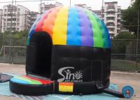 China Commercial Disco Dome Bouncy Castle 6m x 5.2m for Kids and Adults with Light Hook PVC Tarpaulin for sale