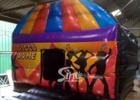 China Commercial Disco Dome Bouncy Castle 6x4.5m with LED Lights for Kids and Adults for sale