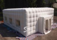 China 10x8m Multifunctional Outdoor White Inflatable Cubic Tent for Warehouse Party Events for sale