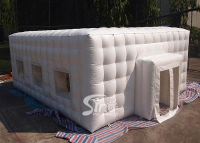 China 10x8m Multifunctional Outdoor White Inflatable Cubic Tent for Warehouse Party Events for sale