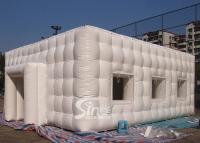 China 10x8m Multifunctional Outdoor White Inflatable Cubic Tent for Warehouse Party Events for sale