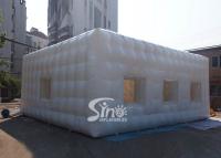 China 10x8m Multifunctional Outdoor White Inflatable Cubic Tent for Warehouse Party Events for sale