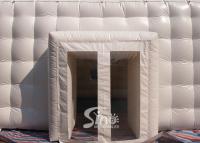China 10x8m Multifunctional Outdoor White Inflatable Cubic Tent for Warehouse Party Events for sale
