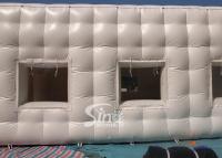 China 10x8m Multifunctional Outdoor White Inflatable Cubic Tent for Warehouse Party Events for sale