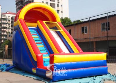 China Commercial classical inflatable rainbow slide for kids indoor parties for sale
