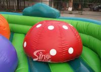 China Indoor Inflatable Bouncy Castle 25x18ft Tiger Theme Lead Free Material for Family Backyards for sale