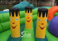 China Indoor Inflatable Bouncy Castle 25x18ft Tiger Theme Lead Free Material for Family Backyards for sale