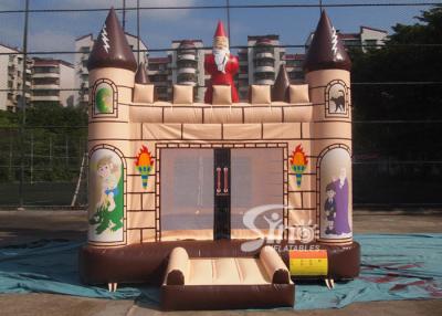 China 4x4m Outdoor Kids Party Inflatable Bouncy Castle 610g/m2 PVC Tarpaulin Commercial Grade for sale