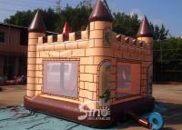 China 4x4m Outdoor Kids Party Inflatable Bouncy Castle 610g/m2 PVC Tarpaulin Commercial Grade for sale