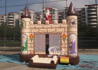 China 4x4m Outdoor Kids Party Inflatable Bouncy Castle 610g/m2 PVC Tarpaulin Commercial Grade for sale