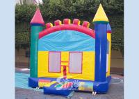 China 13x13 ft Commercial Grade Kids Inflatable Rainbow Bounce House for Outdoor Parties for sale
