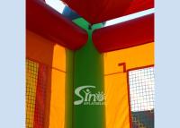 China 13x13 Rainbow Kids Crayon Bounce House 2.5m x 2.0m Removable Cover Lead Free PVC for sale