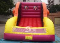 China Custom made giant inflatable basketball throwing with hoop for indoor games for sale