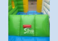 China 6x5m EN71 Certified Giraffe Inflatable Jumping Castle 610g PVC Tarpaulin for sale