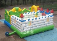China 6x5m EN71 Certified Giraffe Inflatable Jumping Castle 610g PVC Tarpaulin for sale