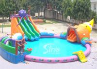 China Commercial Inflatable Water Park Octopus Theme 20m Pool 7m Slide for Summer Rental Business for sale