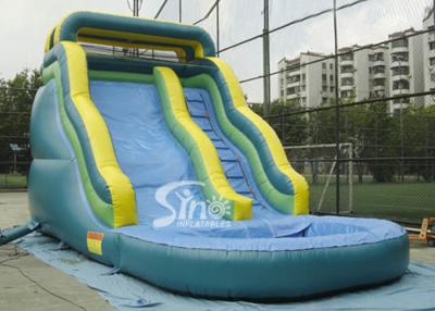 China 17ft Front Load Tropical Kids Inflatable Water Slide 3 Year Warranty 155kg for sale