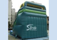 China 17ft Front Load Tropical Kids Inflatable Water Slide 3 Year Warranty 155kg for sale