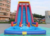 China 10m High Giant Inflatable Water Slide for Adults Heavy Duty PVC Tarpaulin 15x5.5x10m for sale