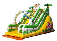 China 6m High Commercial Grade Kids Jungle Inflatable Slide 8x4.5m for sale