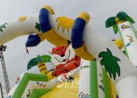 China 6m High Commercial Grade Kids Jungle Inflatable Slide 8x4.5m for sale