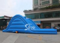 China 6 Lane Giant Inflatable Adult Slide 15m Long for Outdoor Mud Run Adventure Commercial Use for sale
