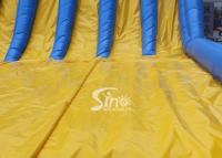 China 6 Lane Giant Inflatable Adult Slide 15m Long for Outdoor Mud Run Adventure Commercial Use for sale