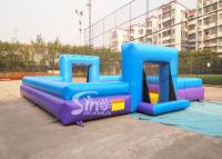 China Customized inflatable soap soccer field for outdoor interactive games for sale