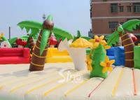 China 10x10m Giant Inflatable Amusement Park with Big Chairs for Kids and Adults Commercial Use for sale