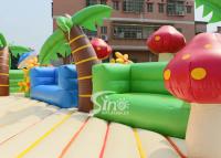 China 10x10m Giant Inflatable Amusement Park with Big Chairs for Kids and Adults Commercial Use for sale