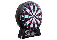 China Giant Inflatable Soccer Dart Board with Stand 2.5m PVC Tarpaulin Outdoor Game for sale