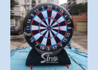 China Giant Inflatable Soccer Dart Board with Stand 2.5m PVC Tarpaulin Outdoor Game for sale