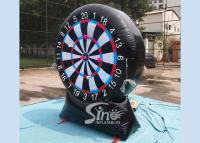 China Giant Inflatable Soccer Dart Board with Stand 2.5m PVC Tarpaulin Outdoor Game for sale