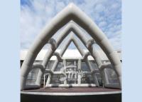China Airtight frame Sydney Opera House inflatable tent with clear pvc covered for sale