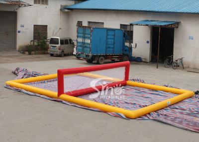 China Mobile Giant Floating Inflatable Water Volleyball Court 11m x 5m for Kids and Adults for sale