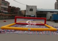 China Mobile Giant Floating Inflatable Water Volleyball Court 11m x 5m for Kids and Adults for sale
