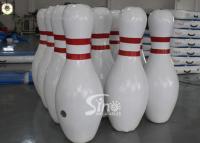 China Commercial Inflatable Human Bowling Game 10x5.5m with Zorb Ball and Race Track for sale